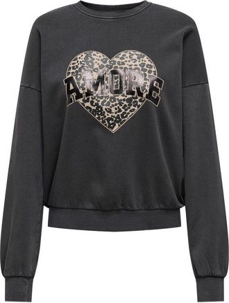 Only Carmakoma Sweatshirt CARLAUREN LIFE L/S O-NECK SWT JRS