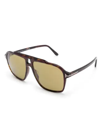 Tom Ford Eyewear FT1209 Tortoiseshell Acetate Sunglasses - Brown