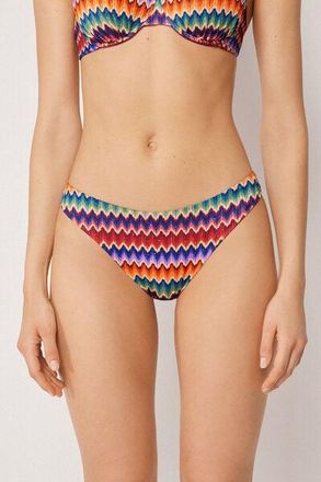 Calzedonia Bikinihose Vibrant Chevron Aufdruck