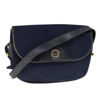 Dior Pre-owned Trotter Canvas Schultertasche - - Pre-owned - Damen - Blau - ONE SIZE