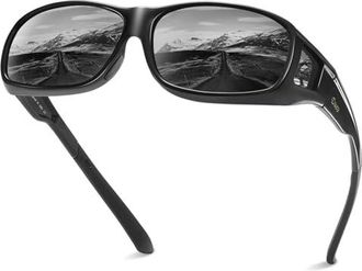 Duco SURLUNETTES SOLAIRES POLARISÉES Pour course à pied, cyclisme, tennis, conduite, sport et loisirs - Pour hommes et femmes - Protection anti UV 400 8953