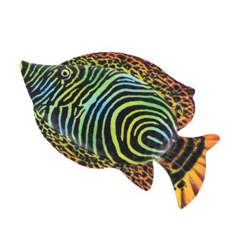 Cabilock Schmiedeeisen Fisch Wandbehang hängender Wandkunst rustikal Skulptur dekofische metall wanddeko metallwanddeko Wohnkultur Wandkunst Wohndeko zum Aufhä