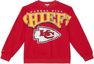 Mitchell & Ness NFL Fashion Fleece Sweatshirt Kansas City Chiefs - Gr&ouml;&szlig;e XL
