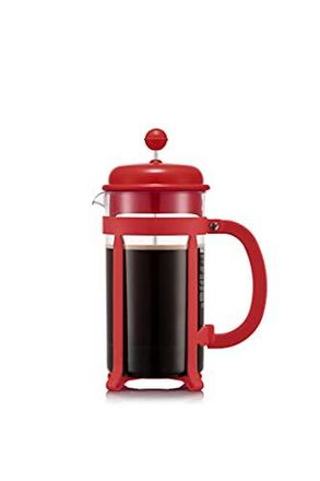 Bodum 1908-04 JAVA Kaffeebereiter mit Kunststoffrahmen und Deckel, 8 Tassen, 1.0 L