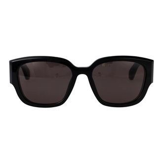 Alexander McQueen Stylische Sonnenbrille Am0468S f&uuml;r den Sommer - - Accessories - Damen - Schwarzk - 55 MM
