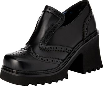 Lamoda Damen Good Evening Plattform, Schwarz (Black Pu), 39 EU