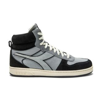 Diadora Homme, Chaussures, Multicolore, Taille: 45 1/2 EU Canvas High Top Baskets Black
