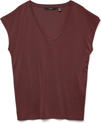 Vero Moda VMFILLI SS V-Neck Tee GA NOOS