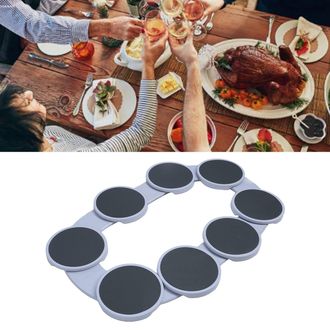 Generic Lazy Susan Drehteller, 360&deg; Drehbar, Erweiterbares Bewegliches Party-Tablett, Kein Strom Erforderlich, Passend for Rechteckige Tische, Geeignet for Pa