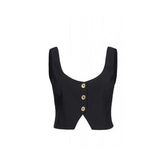 Pinko Pinko, Femme, Vestes, Noir, Taille: 40 FR Fonone Vest