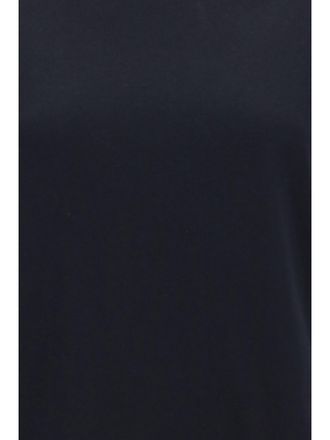 Toteme Womens T-Shirt Classic Monochrome Black Cotton T-Shirts & Jerseys