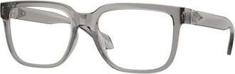 Versace Homme, Accessoires, Gris, Taille: 55 MM Square Optical Frame