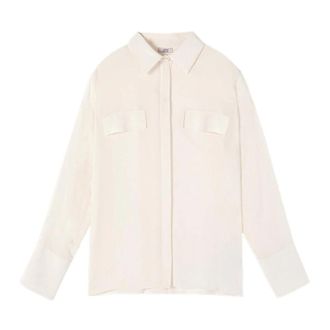 Oltre Viskose-Shirt - - Blouses & Shirts - Damen - Wei&szlig; - XL