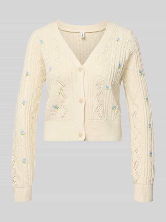 Only Regular Fit Strickjacke aus Baumwoll-Mix Modell BIRTIE