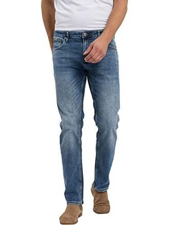 Cross Jeans Damien Jean Slim, Bleu (Mid Blue 020), W38/L30 (Taille Fabricant: 38/30) Homme