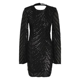 Gestuz Femme, Robes, Noir, Taille: 36 FR Mini-robe paillet&eacute;e