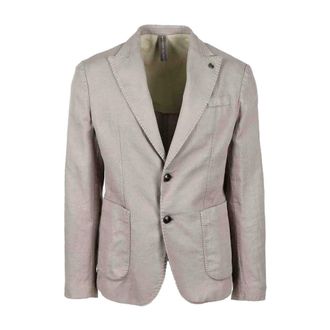 Alessandro Dell'Acqua Brauner Blazer - - Jackets - Herren - Braun - 3XL
