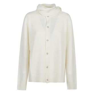 Maison Margiela Ivory Wollschal Cardigan Pullover - - Knitwear - Damen - Wei&szlig; - M