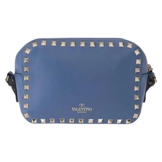 Valentino Pre-owned Rockstud Camera Crossbody Bag - - Pre-owned - Damen - Blau - ONE SIZE