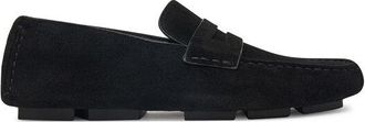 Calvin Klein Mokassins Square Driver Suede HW0HW02844 Schwarz
