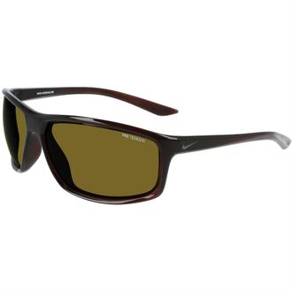 Nike Adrenaline Rechteck-Sonnenbrille f&uuml;r Herren/Damen Unisex (Braun/Terrain gr&uuml;n)