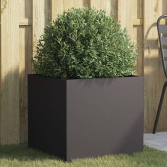 vidaXL Jardini&egrave;re noir 49x47x46 cm acier Vidaxl