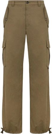 Moschino Homme, Pantalons, Beige, Taille: S Pantalon Diagonal en Coton