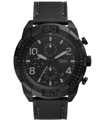 Fossil Bronson Schwarz Herren Armbanduhr FS5874