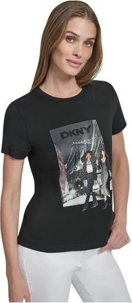 DKNY Dkny, Femme, Tops, Noir, Taille: 42 FR Knit Hauts