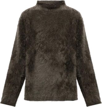 Lisa Yang Pull en cachemire Teis - Homme - Pulls - Brun - Taille: XL