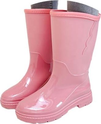 Onsoyours Bottes De Pluie Femme Caoutchouc Botte Confortable Imperméables Antidérapant Bottines Jardin Boots Chaussures De Travail Bottes Pluie Rain Boots B Ros