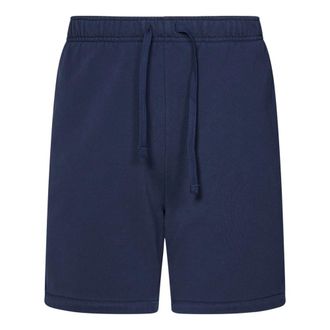 Polo Ralph Lauren Blaue Loopback Baumwollshorts Stilvolle Pony Stickerei - - Shorts - Herren - Blau - L