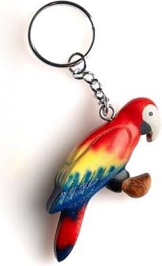 Arte Porte-clés en bois naturel fait à la main, ligne écologique 34604E, marron, Taille Unique