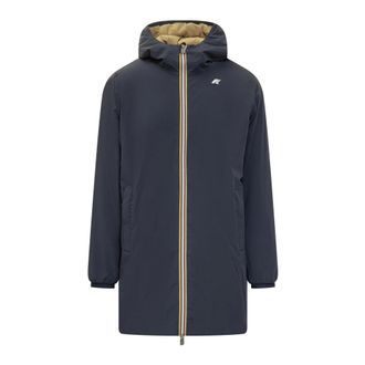 K-Way Homme, Manteaux, Bleu, Taille: 2XL Jacob St Warm Reversible Parka