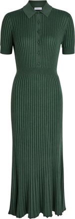 Gabriela Hearst robe mi-longue Amor en maille - Vert