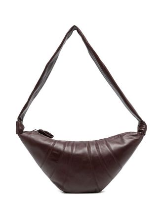 Christophe Lemaire sac porté épaule Croissant médium - Marron