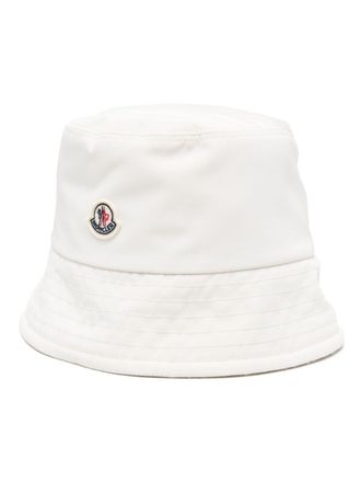Moncler bob à design réversible - Blanc