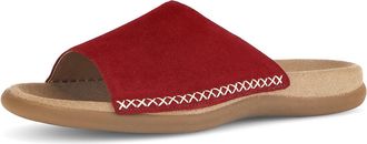 Gabor Damen Pantoletten, Frauen Slipper,Best Fitting,Gartenschuhe,Sommerschuhe,sommerclogs,Sandalen,Freizeitschuhe,Slides,Rubin,41 EU / 7.5 UK