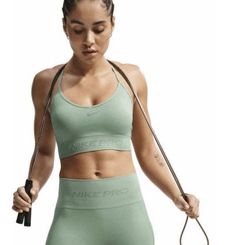 Nike Pro Seamless W - Sport-BH leichterer Halt - Damen