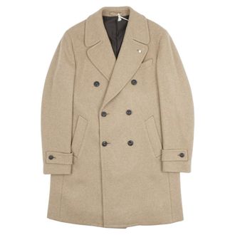 L.B.M. 1911 L.b.m. 1911, Homme, Manteaux, Beige, Taille: L Double-Breasted Manteaux