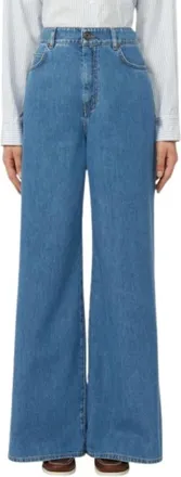 Max Mara Femme, Jeans, Bleu, Taille: 36 FR Vega Jeans larges