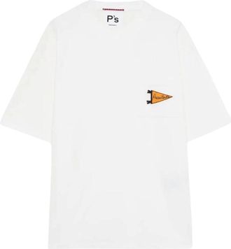 President's Homme, Tops, Blanc, Taille: S T-shirt Over Girocollo