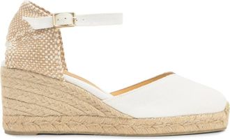 Castaner Femme, Chaussures, Blanc, Taille: 35 EU Chiarita Wedge Espadrille