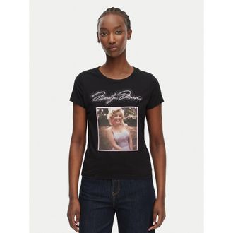Guess T-Shirt W6BI51 K6658 Schwarz Regular Fit