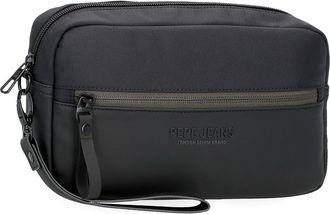 Pepe Jeans London Sail up Handtasche schwarz 24,5 x 15 x 6 cm Polyester und PU by Joumma Bags, Schwarz, Talla &uacute;nica, Handtasche