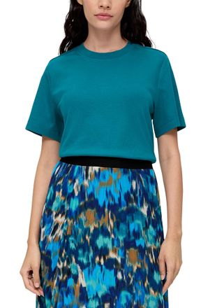 s.Oliver Damen T-Shirt Kurzarm Blue Green 38