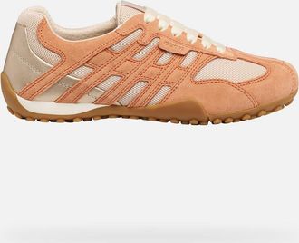 Geox Schuhe Snake Original Dame Off-white/ros&eacute;-beige