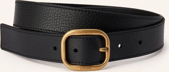 Loewe Ledergürtel schwarz