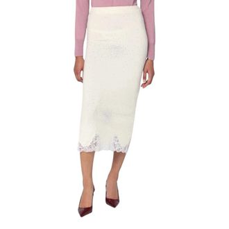 Giuseppe Di Morabito Femme, Jupes, Blanc, Taille: 38 FR Gonna Tubino