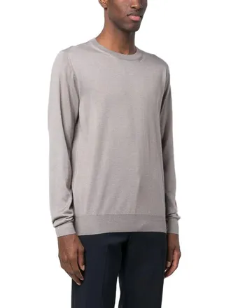 Fedeli Womens Crew-Neck Cashmere-Silk Jumper Ss23 M
